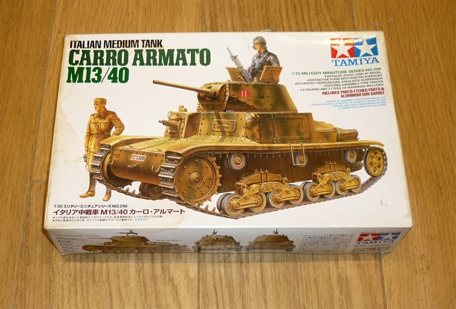 TAMIYA 1/35 SCALE Italian Carro Armato M13/40 - tank kit £24.99 ...