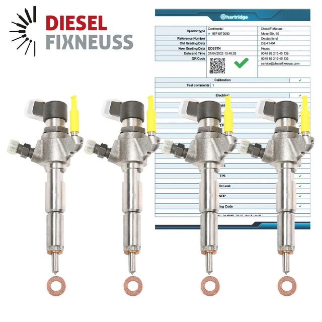 4X INJECTEUR 1,6 HDI Ford Volvo Peugeot Mazda 9674973080 9802448680 A2C59513556 EUR 398,95 ...