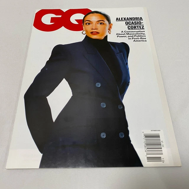 GQ MAGAZINE OCTOBER 2022 Alexandria Ocasio-Cortez AOC Cover Issue ...