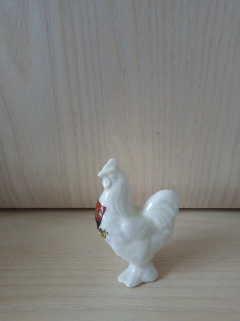 CRESTED CHINA COCKEREL. Crest with motto " Ex Cultu Robur". Unbranded ...