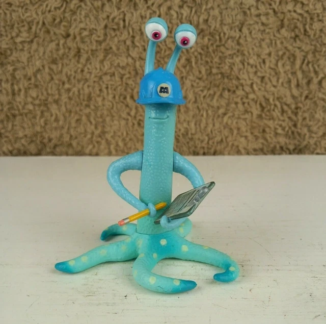 RARE DISNEY PIXAR Monsters, Inc. CHARLIE PROCTOR 4.5" Hasbro PVC Figure ...