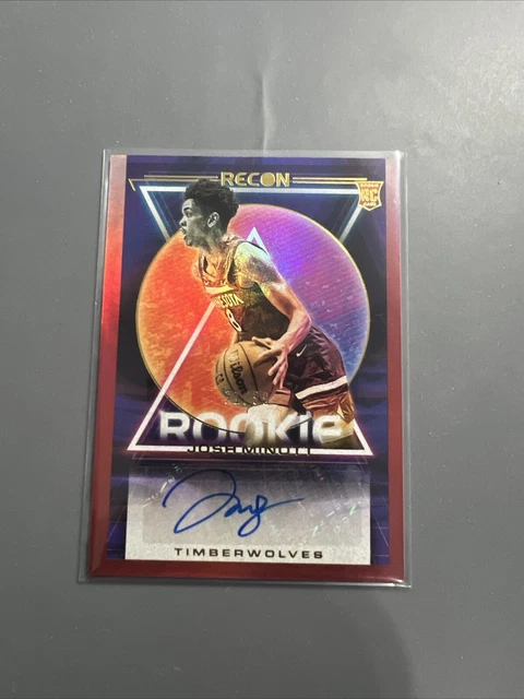 JOSH MINOTT 2022-23 Recon Autographe RC Minnesota Timberwolves 71/99 # ...