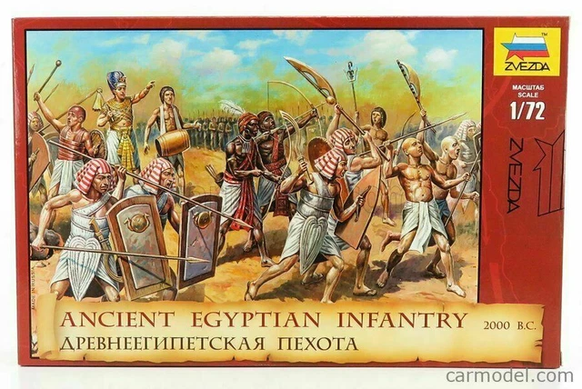 ZVEZDA MINIATURES 1/72 - 8051 Ancient Egyptian Infantry - LIMITED with ...