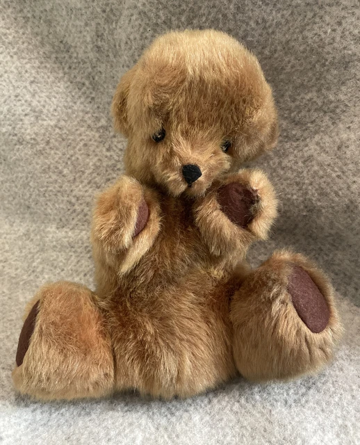 VINTAGE 1970S HEALYS Toys Teddy Bear RARE Old Plush Fluffy Soft ...