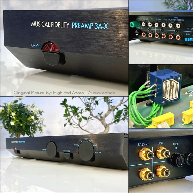 MUSICAL FIDELITY PREAMP 3A-X MK3+,Stereo,Phono,Vorverstärker Modifi ...