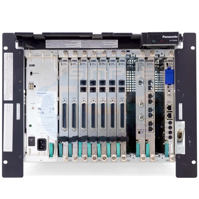PANASONIC KX-TDE200 PABX Ip-Pbx Centralino Voip Tde Pbx Dlc16 Slc16 Pri ...