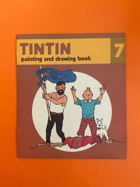 TINTIN ALBUM A Colorier N°7 Casterman 17X19Cm Excellent État EUR 9,00 ...