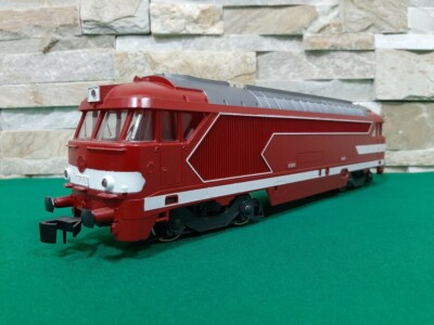 LIMA LOCOMOTIVA DIESEL 67001 Sncf Livrea Rossa Scala Zero 0 1/45 Rara ...