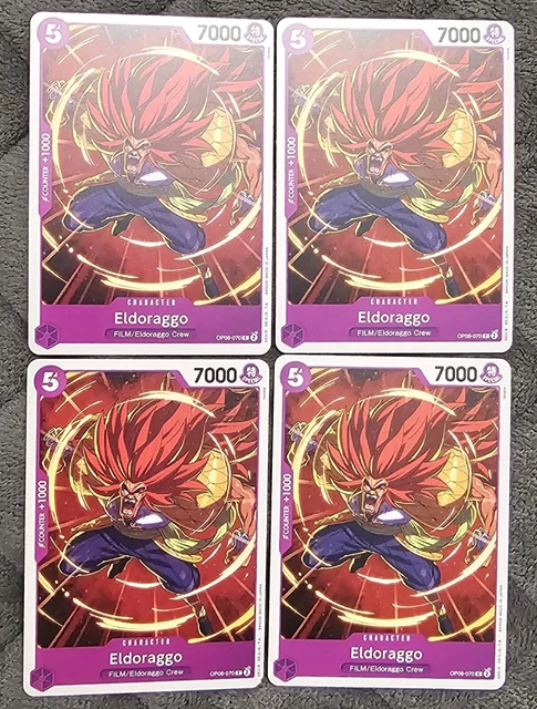 ONE PIECE TCG Eldoraggo OP06-070 C Playset (x4 Cards) $5.00 - PicClick AU