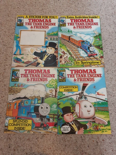 THOMAS THE TANK Engine Magazines Marvel Comics 1989 1991 Railway Series ...