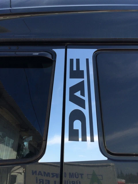 POUR DAF XF 95-105 Chrome Porte Pilier Poteau Bordure 4 Pièces EUR 47 ...