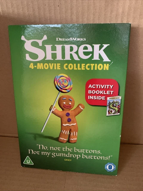 SHREK 4 MOVIE Collection DVD Boxset & Activity Book £8.85 - PicClick UK