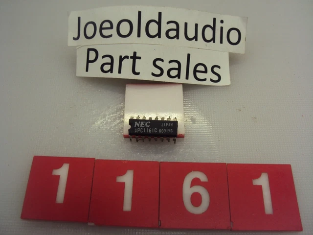 UPC1161C INTEGRATED CIRCUIT Pulled Part Removed From A Working Vintage Receiver £6.26 - PicClick UK