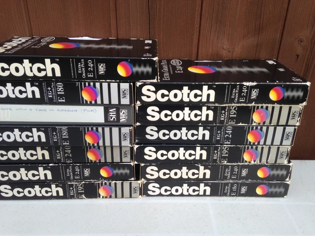 VINTAGE VHS VIDEO Cassettes *USED* Scotch Job Lot Bundle x 19 £14.99 ...