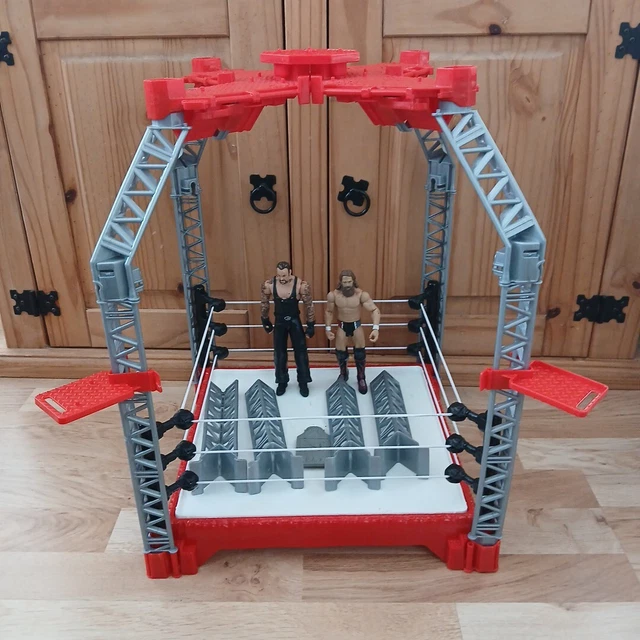 MATTEL WWE CREATE A Superstar Wrestling Ring Builder Set Multuli Build ...