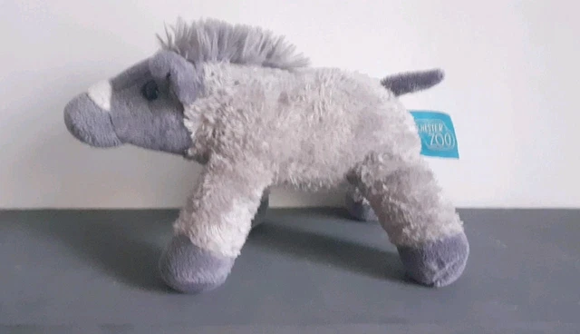 CHESTER ZOO WILD Boar Grey Plush Bush Pig Rare Soft Toy Animal HTF 8" £ ...