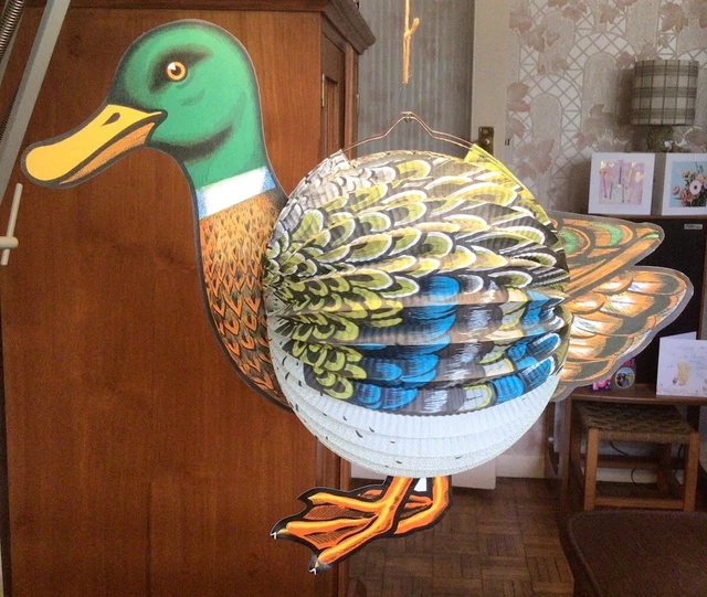 VINTAGE 1960’S WEST Germany Foldable Concertina Mallard Duck Paper ...
