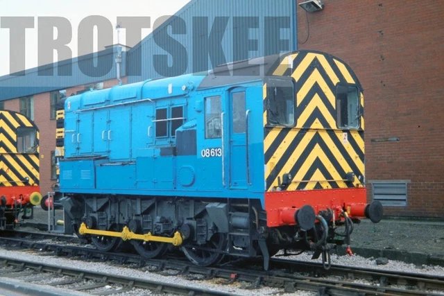 35MM SLIDE BR British Rail Diesel Shunter Class 08 08613 1994 Trafford ...