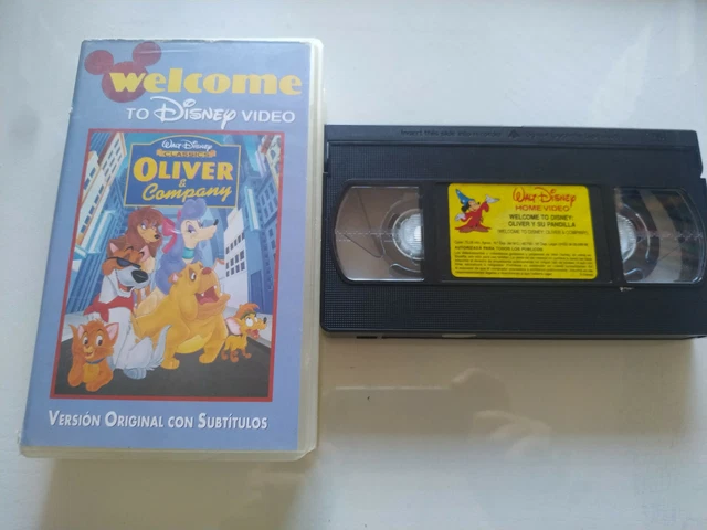 OLIVER & COMPANY Classics WALT DISNEY 1996 VHS Tape English Con ...