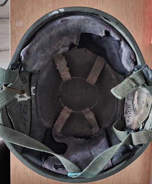 BRITISH ARMY MK6 ballistic combat helmet - UKSF, armour, large £50.00 ...