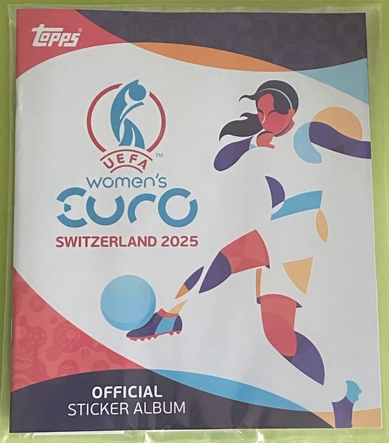 TOPPS UEFA WOMEN’S EURO Switzerland 2025 # Complete Set + Empty Album £ ...