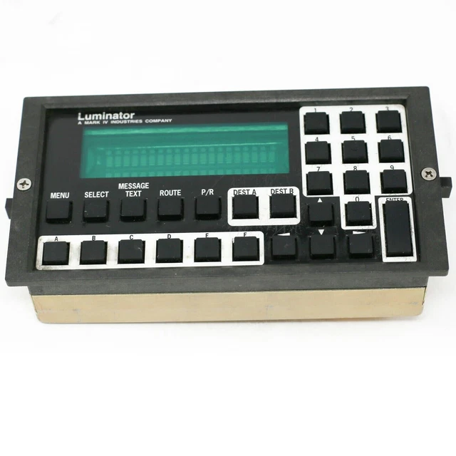LUMINATOR MARK IV ODK Operator Sign Controller and Keypad, p/n 510204 ...