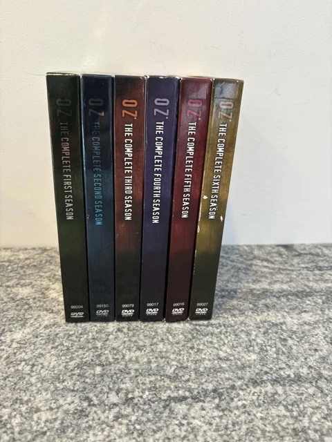 OZ COMPLETE SERIES Seasons 1–6 DVD Box Set HBO Prison Drama 6 Seasons ...