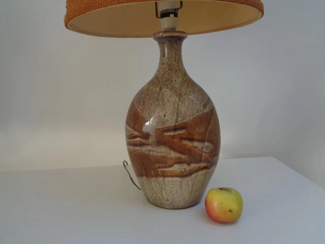 VINTAGE CORNISH ART pottery Lamp Designed by Peter Ellery for Tremaen ...