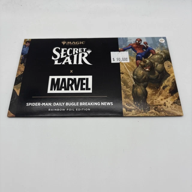 🍁 SECRET LAIR x Marvel's Spider-Man: Daily Bugle Breaking News Foil ...