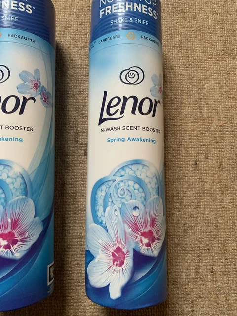 LENOR IN-WASH SCENT Booster Beads Spring Awakening 320g X 2 £10.95 ...