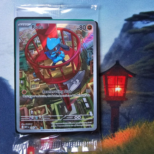 RIOLU 010 MEGA Evolution Black Star Promo Pokemon TCG Sealed £12.99 ...