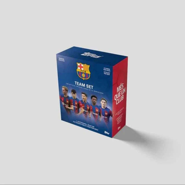 BOX FC BARCELONA Topps Team Set 2024 Posibility Auto Yamal Pre Order ...