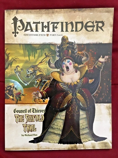 PAIZO PATHFINDER ADVENTURE Path #26 Council of Thieves #2 The Sixfold ...