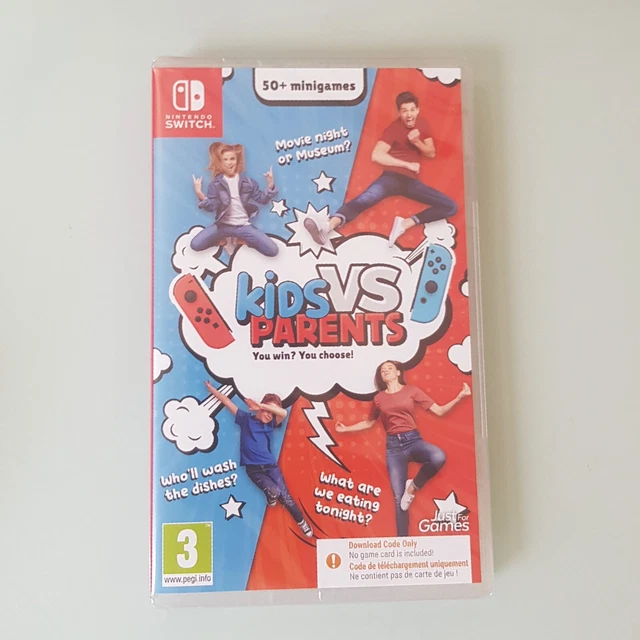 KIDS VS PARENTS Nintendo Jeu Switch Code In A Box Neuf EUR 13,00 - PicClick FR