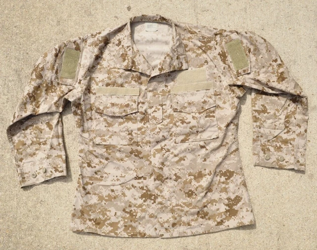 NEW! MEDIUM REGULAR US Navy NWU Type II AOR1 Desert Uniform Blouse ...
