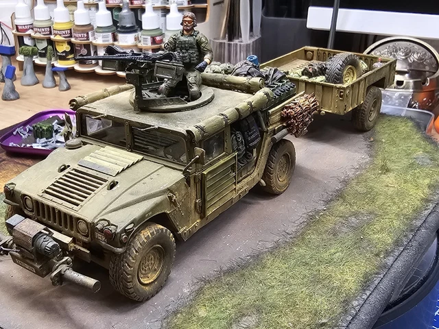 1:35 M1151 Humvee KSK / US Gebaut Army Modern Militär 1/35 Tank mit ...