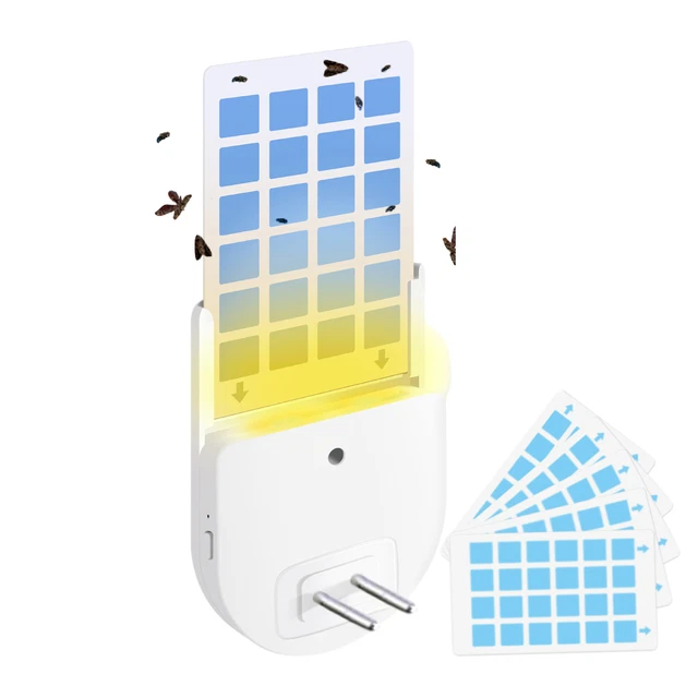 FLYING INSECT TRAP,BUG Light Trap Indoor,Plug-in Mosquito Killer Blue ...