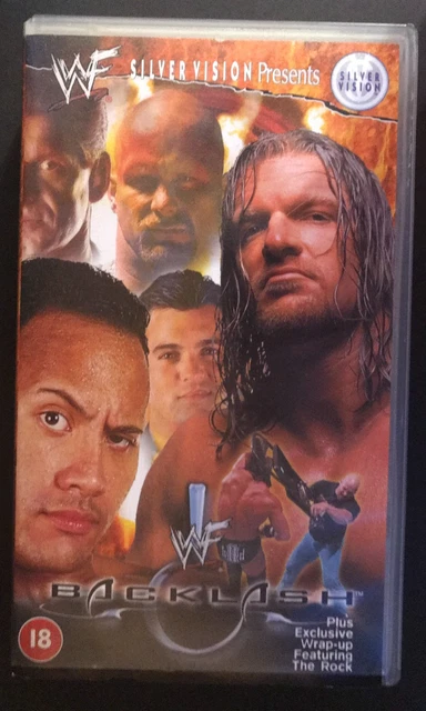 WWF WWE WRESTLING Vhs Video Backlash 2000 Triple H, Undertaker, The ...