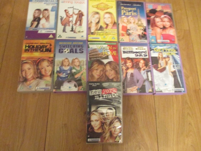 MARY-KATE ASHLEY OLSON VHS Videos films bundle job lot. New York minute ...