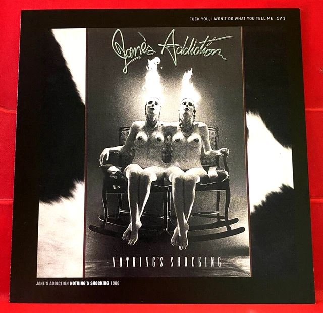 JANE'S ADDICTION NOTHING'S Shocking Album Cover Art PICTURE / PRINT 7 ...