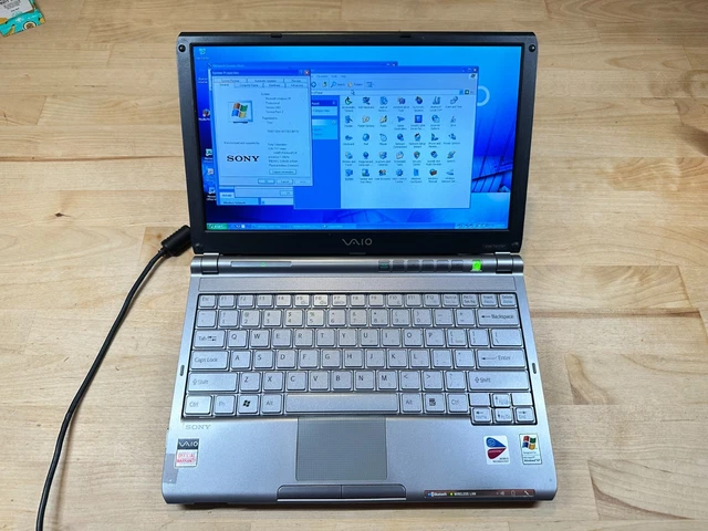 SONY VAIO VCG-TX17GP 11” Ultra Portable Laptop, 1GB RAM, Win XP, 50GB ...