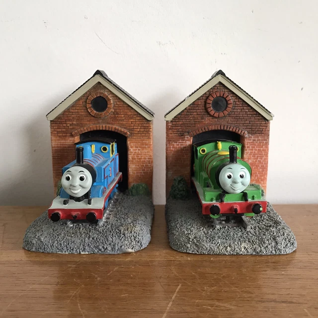 THOMAS THE TANK Engine Book Ends Britt Allcroft 1998 Resin Train TV £16 ...