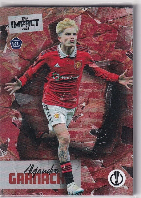 TOPPS UCL IMPACT 2022/23 Alejandro Garnacho Rookie Cartas EUR 4,87 ...