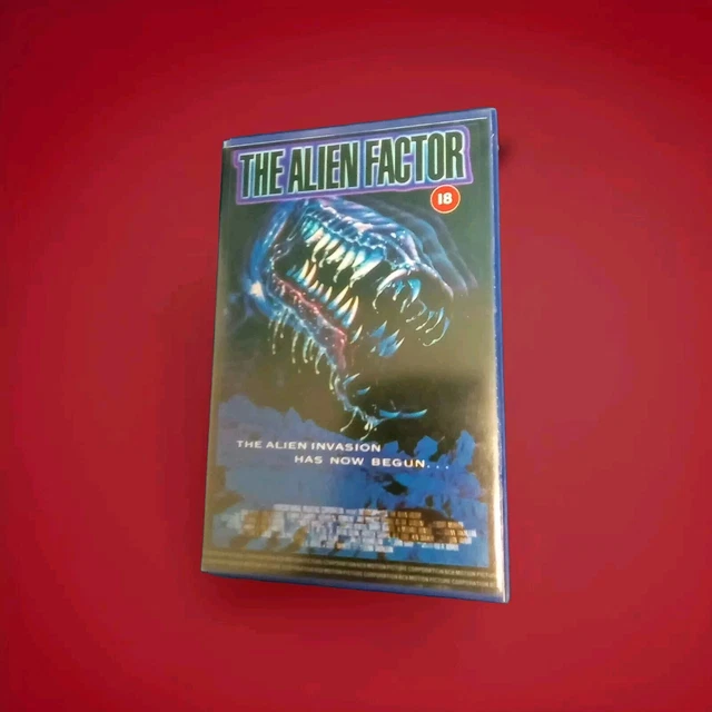 THE ALIEN FACTOR Vhs Big Box Ex Rental Blue Box £12.00 - PicClick UK