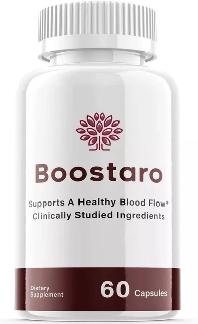 1-3PACKS NEW BOOSTARO Capsules -Boostaro -Blood Flow Virility For Men ...