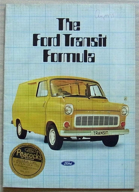 FORD TRANSIT VANS Sales Brochure March 1973 #FB285 VAN Kombi CREWBUS ...