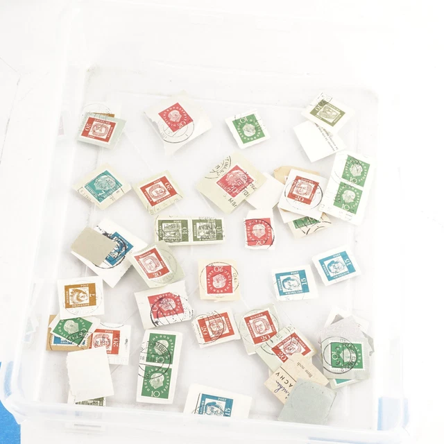 LOT BRIEFMARKEN DEUTSCHE Bundespost Gestempelt Verschiedene Jahre Und ...