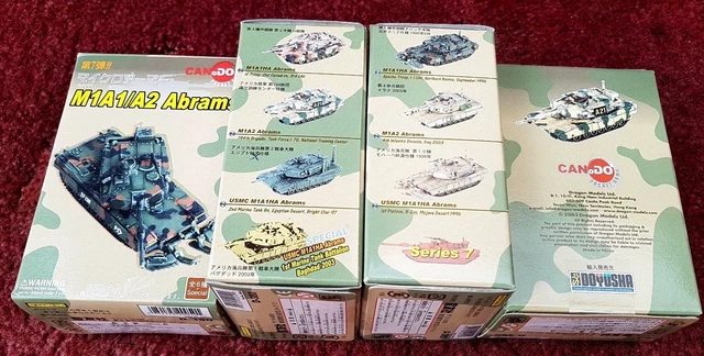DRAGON CAN.DO ÉCHELLE 1/144 Series 7 M1A1/A2 Abrams - 6 Versions Disponibles EUR 8,86 - PicClick FR