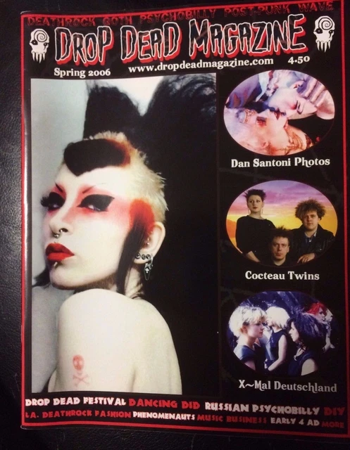 DROP DEAD MAGAZINE 1 Cocteau Twins Xmal Deutschland 4 AD Post Punk ...