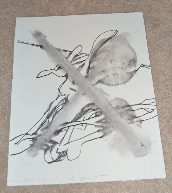 RICHARD HUNT AFRICAN AMERICAN ARTIST RARE CANCELLATION PROOF nfs ...